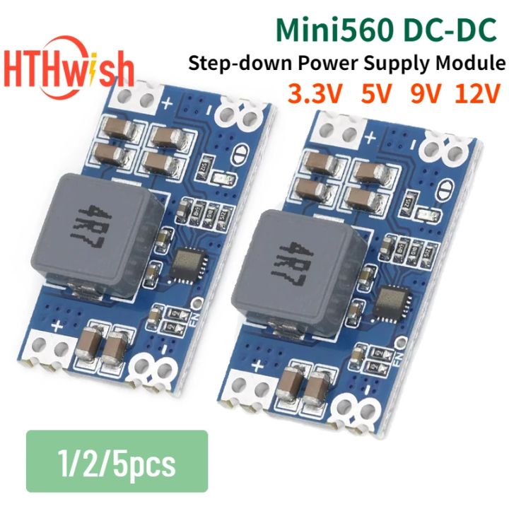 Mini560 Buck Step-down Power Supply Module 3.3V 5V 9V 12V DC-DC ...