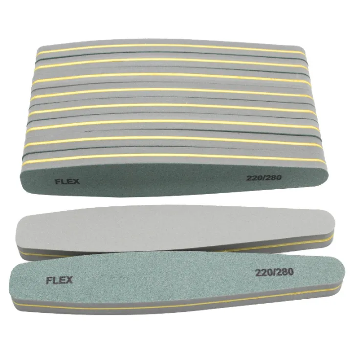 2/3/5pcs Set Nail Sponge File Buffer For Nail 220/280 Grit Double Sided ...