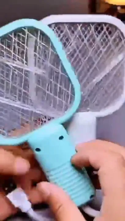 Mini USB Portable Electric Mosquito Racket with UV Light - Plug-in Fly ...