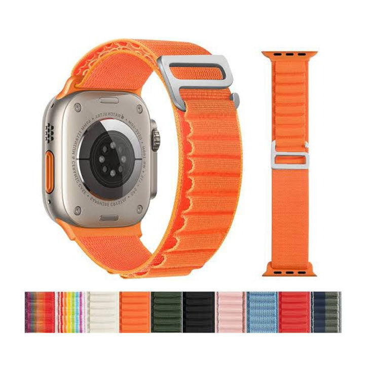 Alpine Loop Band for Apple Watch 5, 6, 7, 8, 9, 10 - Nylon Strap for ...