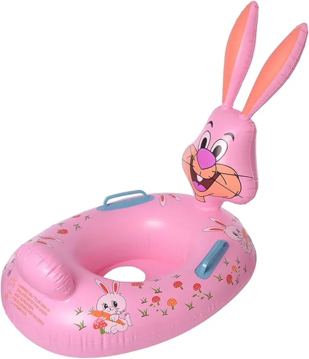 Inflatable Bunny Swimming Ring Float for Kids (Multicolor) - | Daraz.lk