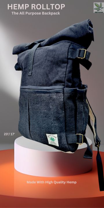 Hemp ROLLTOP Backpack (Restocked) | Daraz.com.np