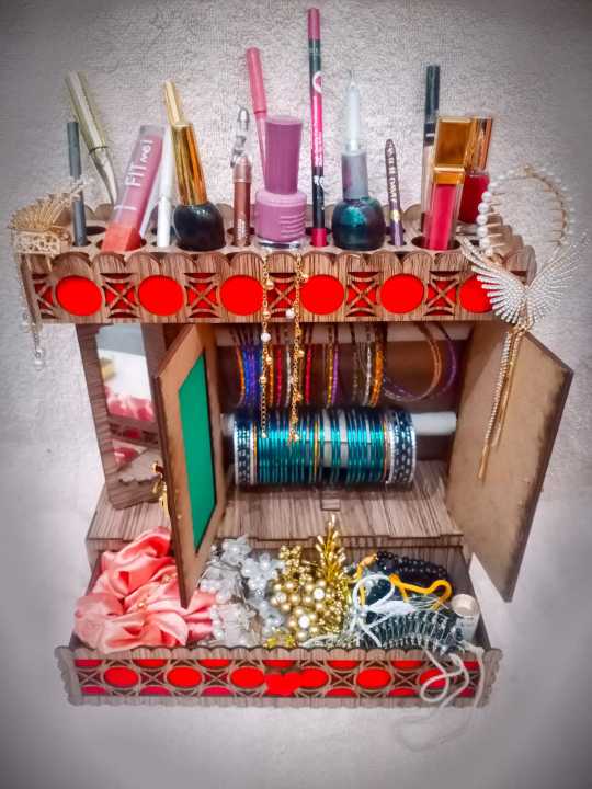 Double door Wooden Bangles stand, chori stand, jewellery stand laser ...