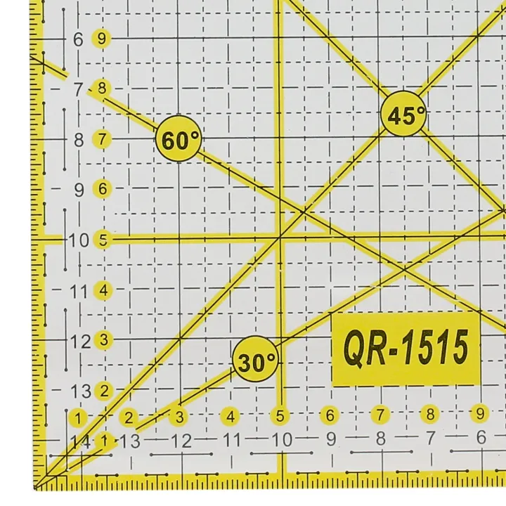 1pc Acrylic Quilting Ruler, Transparent Square Quilter Fabric Cutting ...