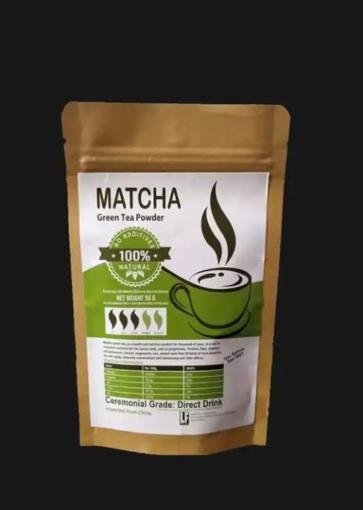 Powder - Pure Shade-Grown Green Tea Leaf Matcha Powder - Grown Without ...