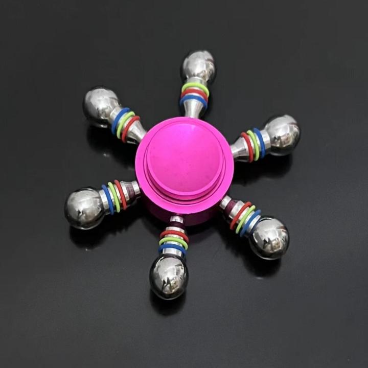 Metal Fingertip Gyroscope Rotator, Silent Bearing Hand Cranked Rotator ...