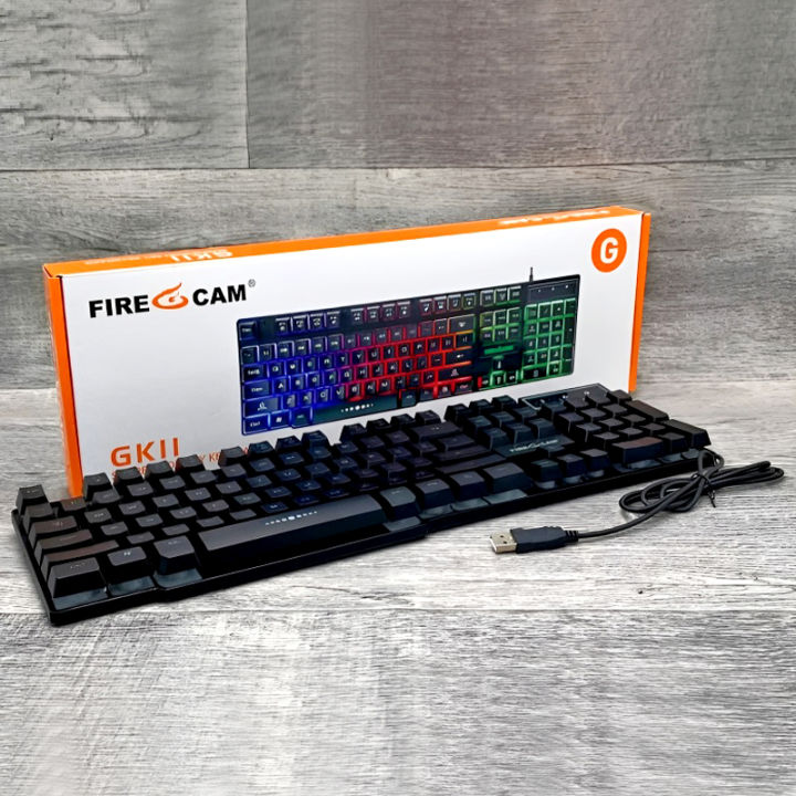 Fire Cam GK11 Suspension Key RGB Mechanical Gaming Keyboard with ...