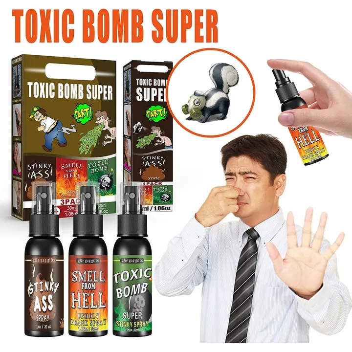 3P Fart Spray Extra Strong Non Toxic Fart Bomb Long Lasting Fart Spray ...