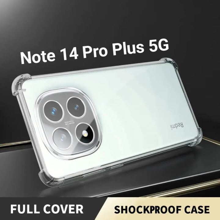 for Xiaomi Redmi Note 14 Pro Plus 5G Soft Silicone Airbag Transparent ...