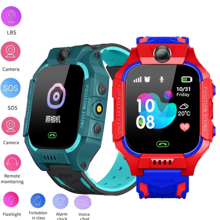 New Kids Smart 2G Call Phone Watch Waterproof Children LBS Monitor Boy Girls SOS Child Sports ...