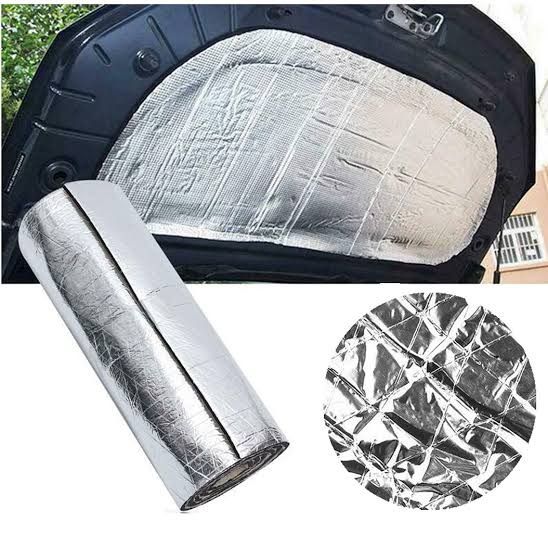 Suzuki Baleno Bonnet Insulator Namda | Silver Aluminum | Tripple Layer ...