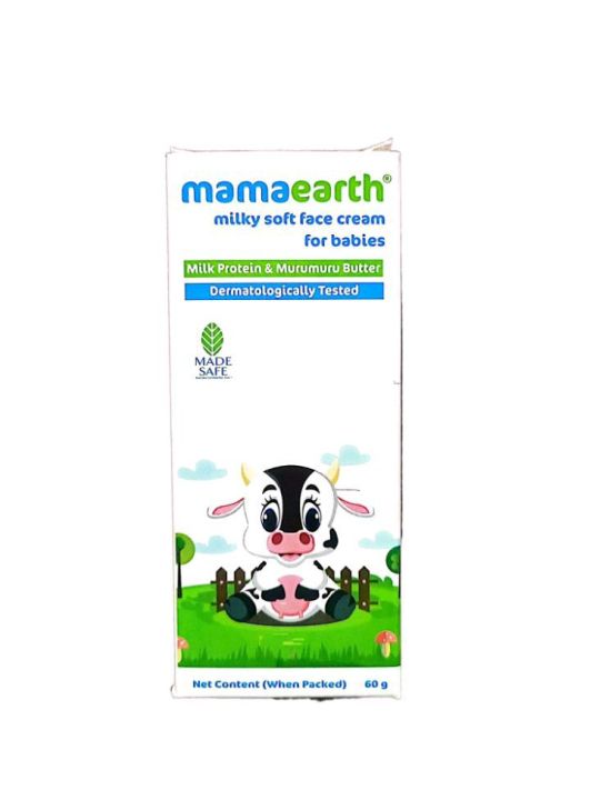 mamaearth Milky Soft Face Cream For Babies with Milk Protein & Murumuru ...
