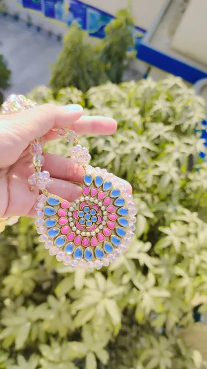 kundan mala , beautiful mala, customized mala, handmade jewelry | Daraz.pk