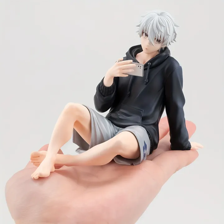 BLUE LOCK Nagi Seishiro Anime Figure White-Haired Shinji Football Model ...