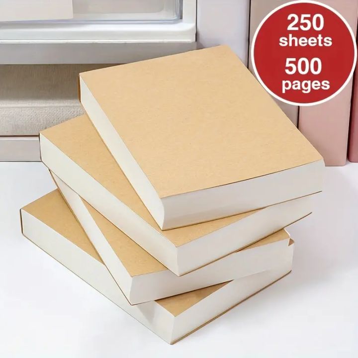 500-Page Blank Notebook for Students Sketching and Graffiti Thick ...