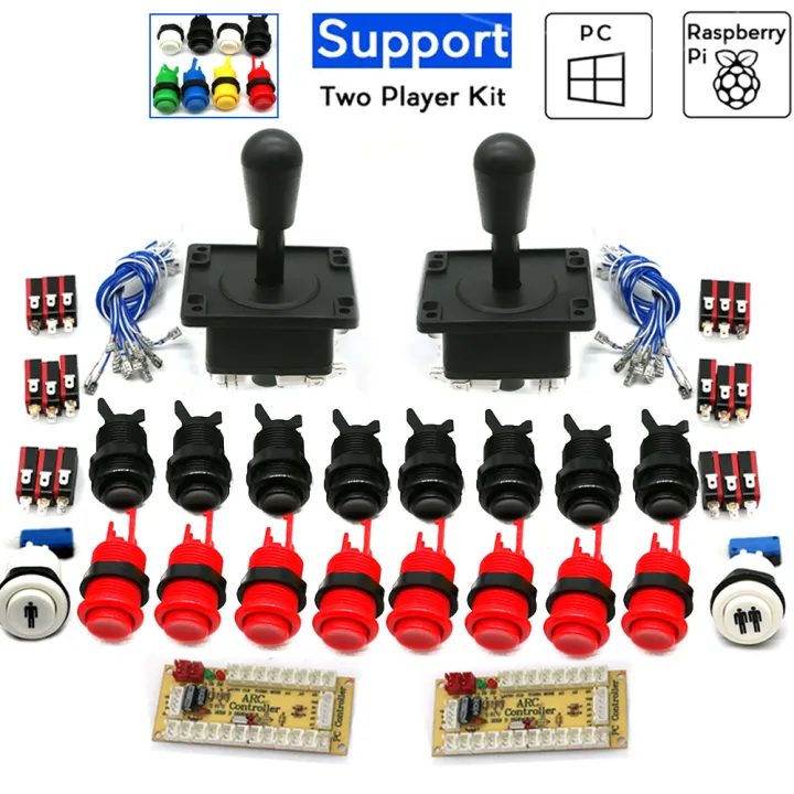 DIY Kit Zero Delay Arcade Game Set USB Board Controller For Pc ...
