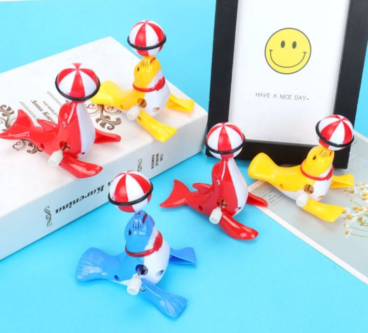 HOT DEAL NO 1.1 Pc Wind-up Toy Sea Lion Caketopper Wind up Bath Toy Sea ...