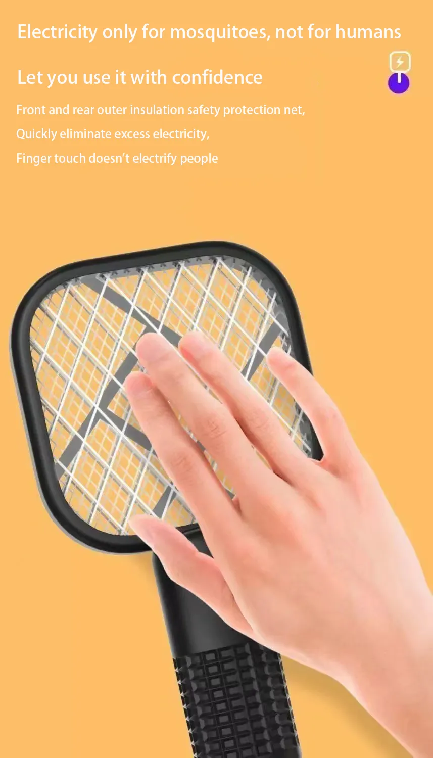 USB Mosquito Swatter Trap Pest Control Electric Shock Mini Mosquito ...