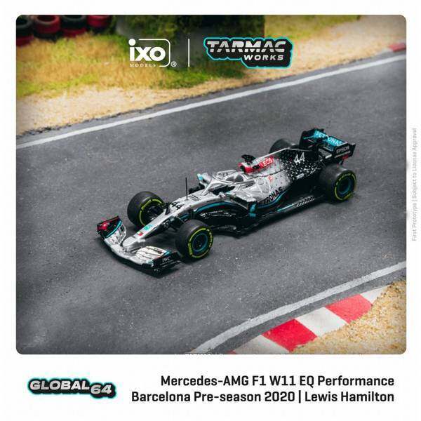 Tarmac works global64 Mercedes-AMG F1 W11 EQ performance Barcelona pre ...
