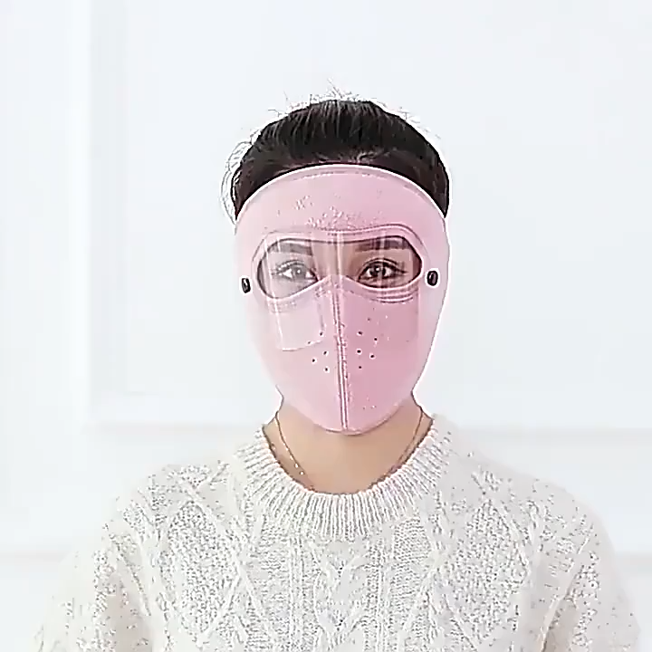 New Unisex Winter Fleece Face Mask with HD Anti-fog Goggles – Windproof ...