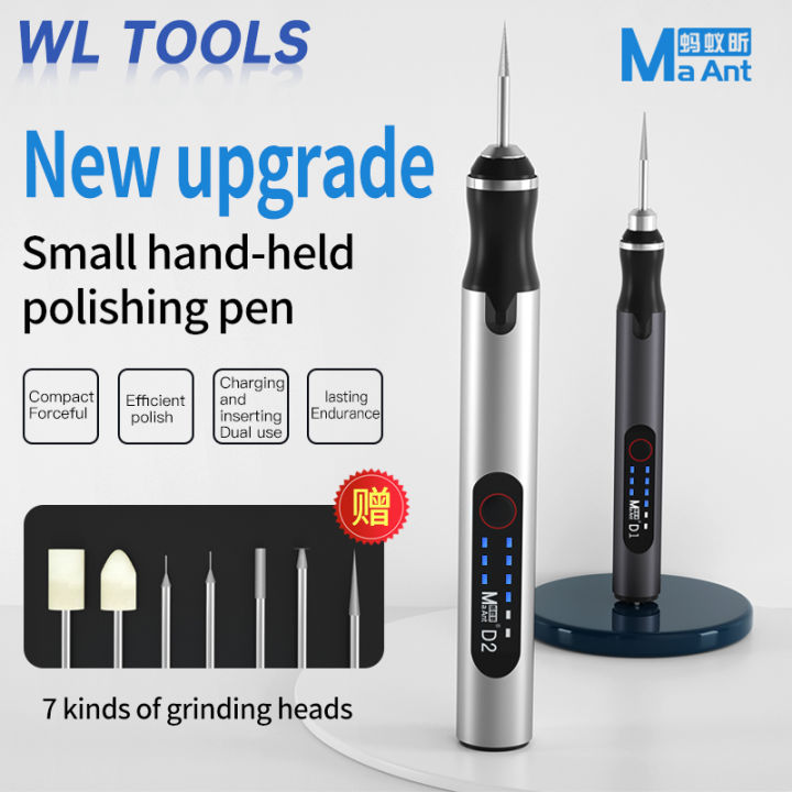 MaAnt D1 D2 Smart Electric Sharpening Mini Handheld Grinder Engraving Pen Tool Set DIY Carving ...