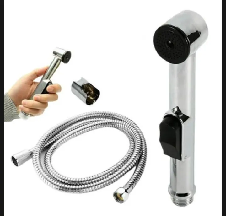 Stainless Steel Muslim Shower With Head , Holder And Pipe (5 Years ...