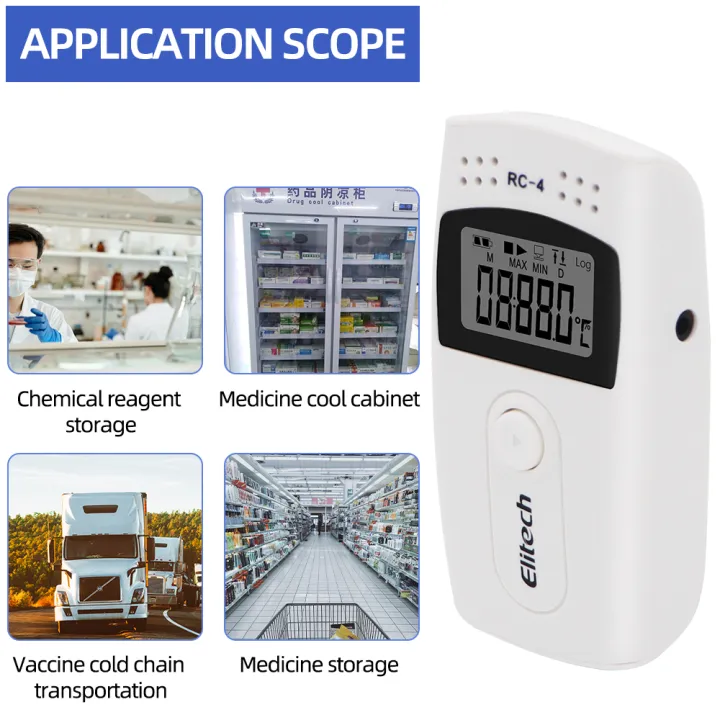 High Precision Data Recorder RC-4/4HC/5/5+/GSP-6 Digital Temperature ...