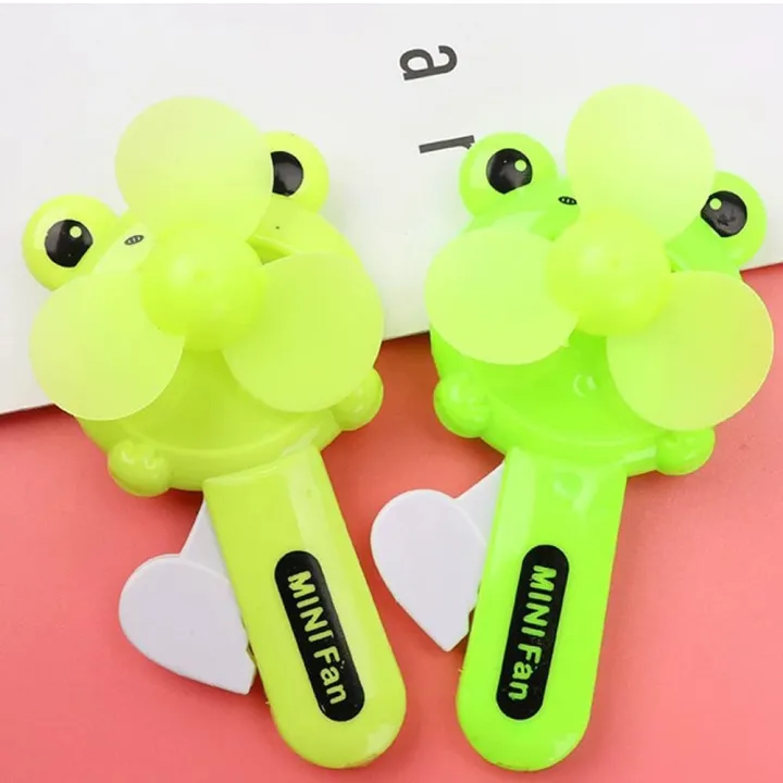 2Pcs Kids Manual Mini Fan – Cartoon Animal Hand Fan | Animal, Ice Cream ...