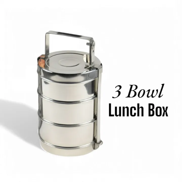 Stainless Steel Tiffin Carry Box for use Office/Lunch Box/Tiffin ...
