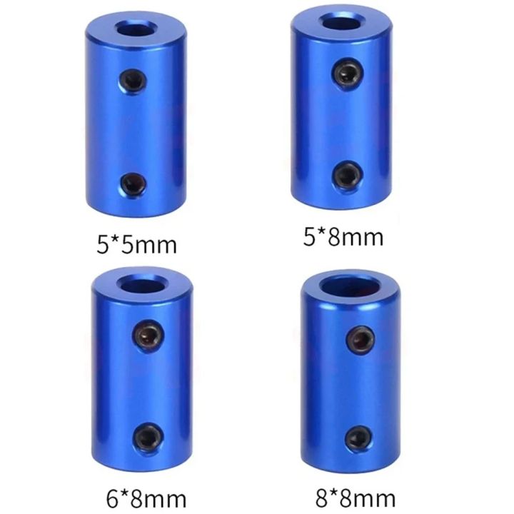 2pc Aluminum Flexible Shaft Coupling 5mm 8mm Coupling Motor Connector ...