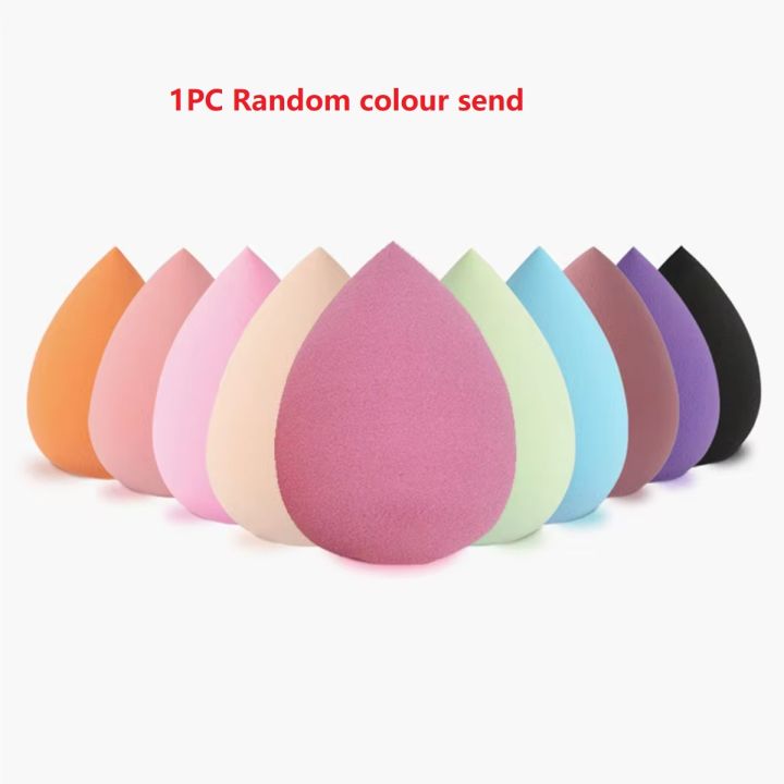 Water Drop Makeup Sponge Puff – Portable, Soft Cosmetic Tool for Wet ...