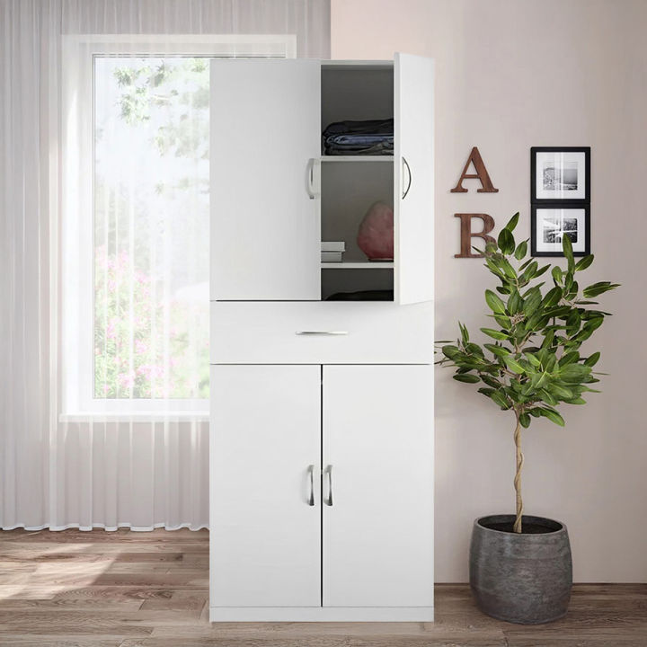 Unique Design 4 Door Almirah with Locker Drawer/ Bedroom Furniture ...