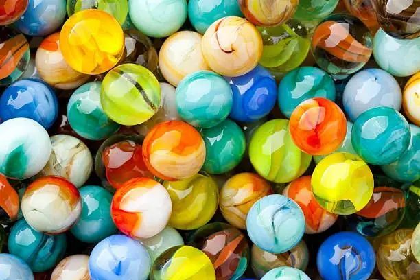 50 multicolor marble balls for playing | small marble balls for kids ...