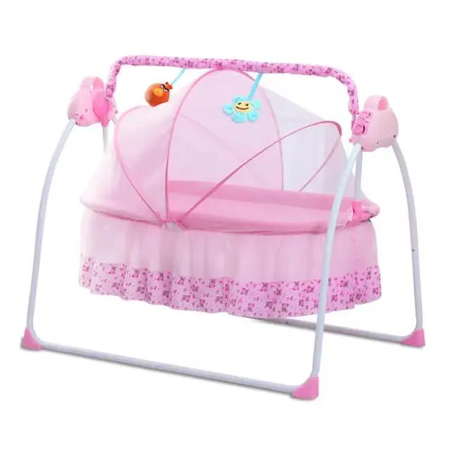 Smart Music Baby Auto Swing Bed Electric Newborn Cradle Sleeping Rocker ...