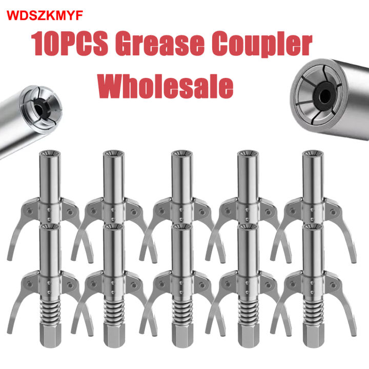 10PCS Grease Coupler Wholesale 10000PSI Heavy-Duty Quick Release Oil ...