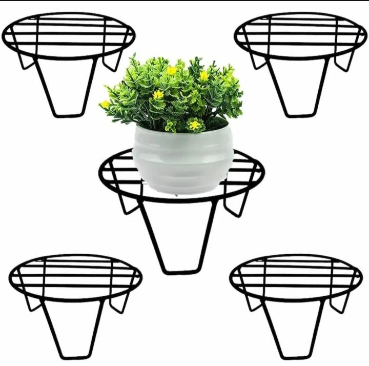 Round Plant Stand for Flower Pots at HomeOutdoor / Indoor Plants Gamla ...