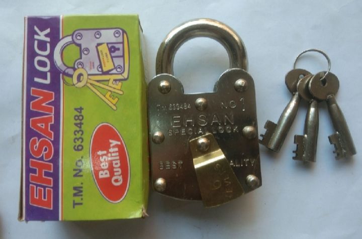 2.5" Double plated Big size Heavy duty Pad lock , Desi lock 2.5 ...