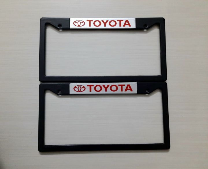TOYOTA-Car Number Plate Frame, Car License plate- (2PC/SET) | Daraz.com.bd
