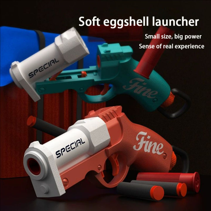 Children's soft bullet toy guns/Automatic retractable magazines ...