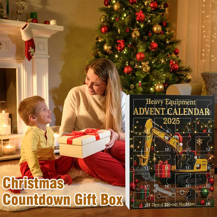 Heavy Equipment Advent Calendar 2025, 24 Days Christmas Countdown ...
