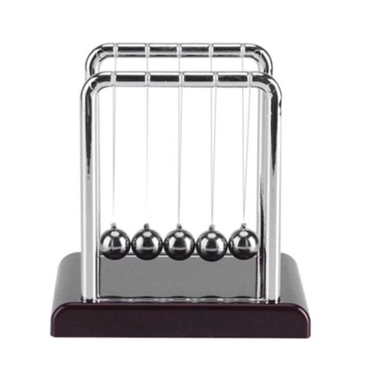 Newton's Cradle Desk Table Decor Metal Pendulum Ball Steel Balance Ball ...