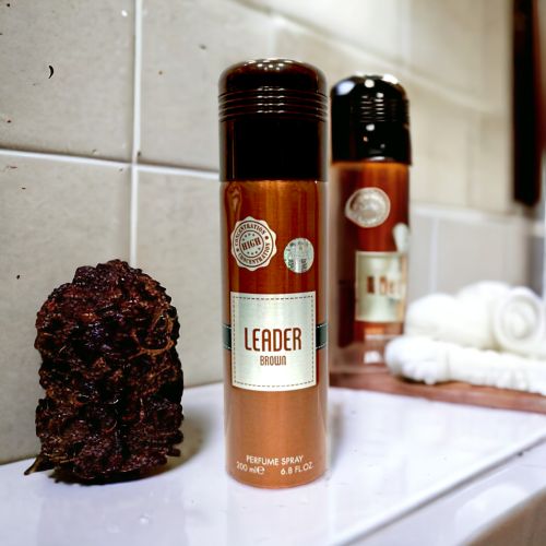 Leader Brown Body Spray 200ml - Leader Fragranced Body Spray for Men ...