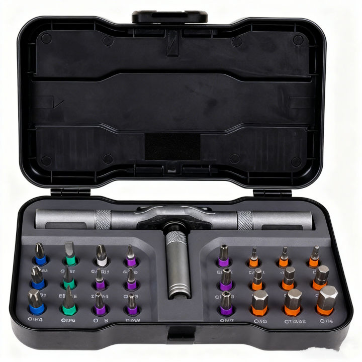 24in1 Multifunction Ratchet Screwdriver Set Multi Magnetic Bits Mini ...