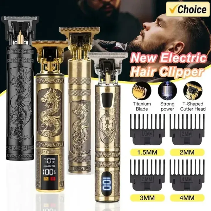 T9 Hair Clipper Beard Shaving Body Hair Trimmer Clippers Electric Hair ...