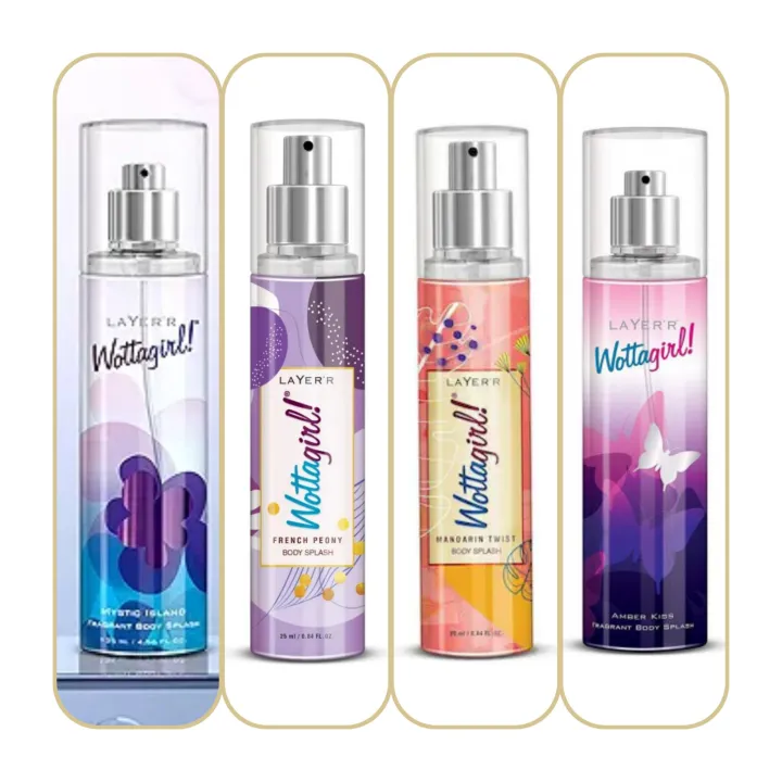 Layer’r Wottagirl Mystic 25ml / Mandarin Twist 25ml / French Peony 25ml ...