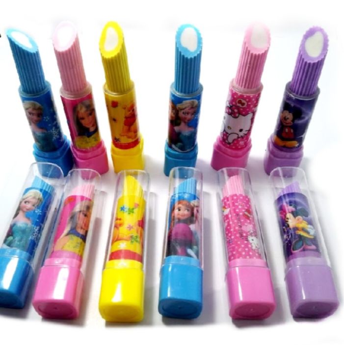 Pack of 3 /Fancy Lipstick Eraser for Girls / Unique Eraser for Kids ...