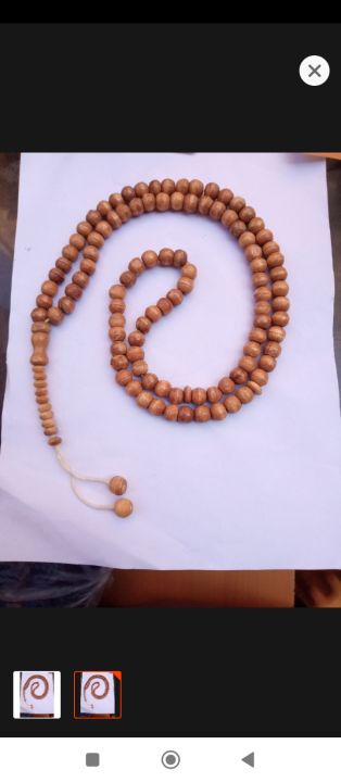 Pack of 2 zaitoon wooden beads Tasbeeh, 100 beads medium size, Wood Tasbeeh Muslim Prayer ...