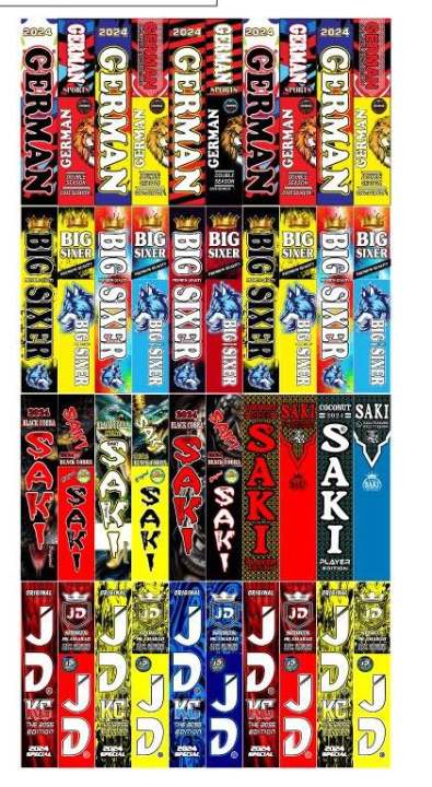 JD, SAKI, GERMAN Full Sticker & Half Sticker Complete 10 Set Front or ...