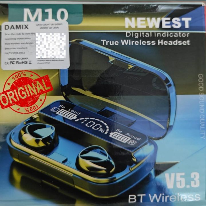 M10 Air buds BT wireless original | Daraz.pk