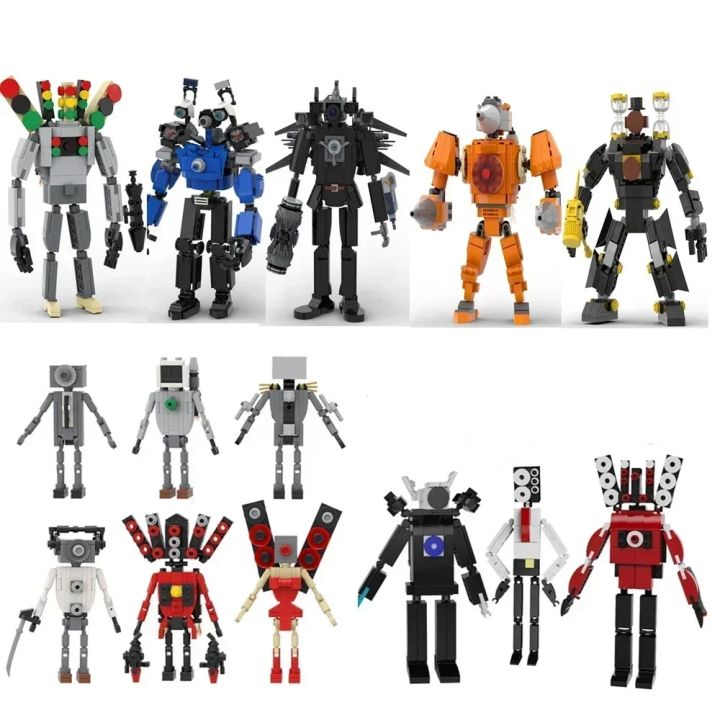MOC Titan Drillman Clockmen Mech Speakerman Titan Camerman TV Man ...